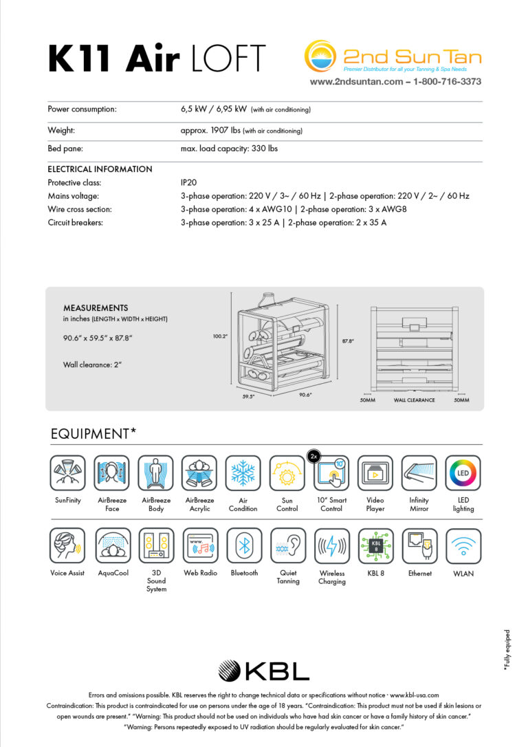 KBL K11 Air Loft | 2ndSunTan